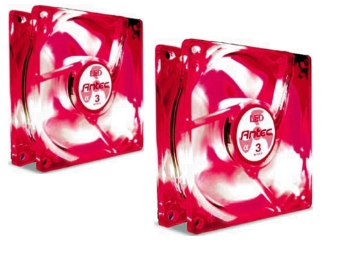Configure PC w/ Case Fans Upgrade Kit (red LED) Additional Cooling