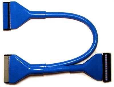 Configure PC w/ IDE 24inch Round Cable Blue Case Mods