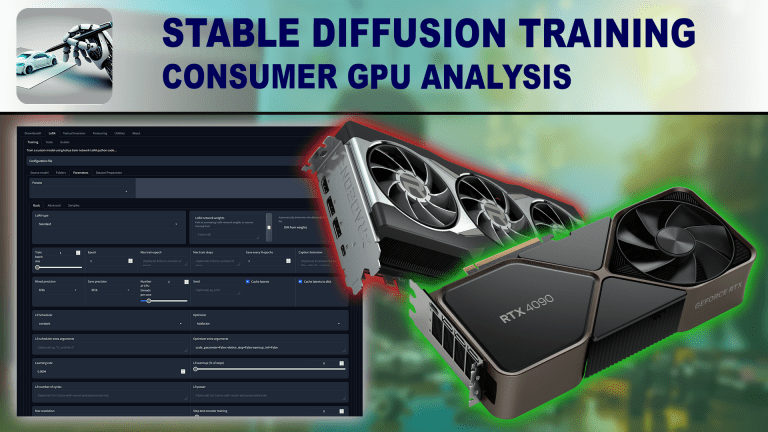 Stable Diffusion LoRA Training - Consumer GPU Analysis | Puget Systems