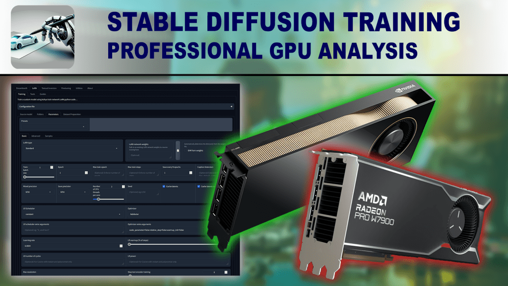 Stable Diffusion LoRA Training - Professional GPU Analysis | Puget Systems